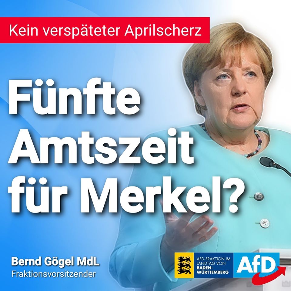 Kein verspäteter Aprilscherz – Fünfte Amtszeit für Merkel? | Bernd Gögel